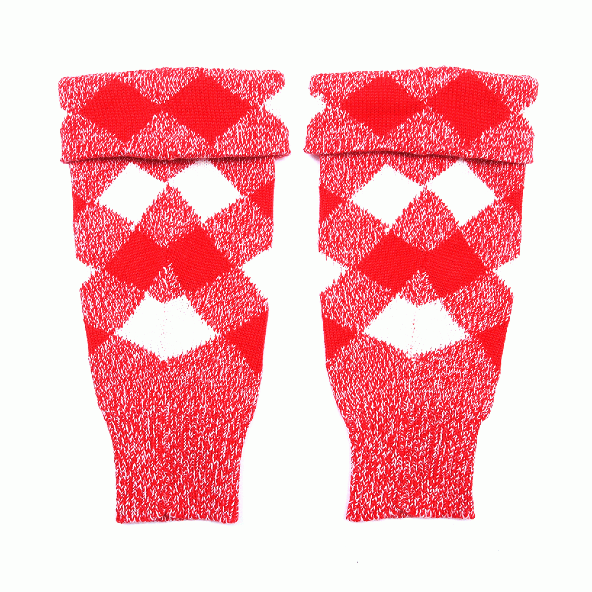 Regimental Red and White Diced Hose Tops