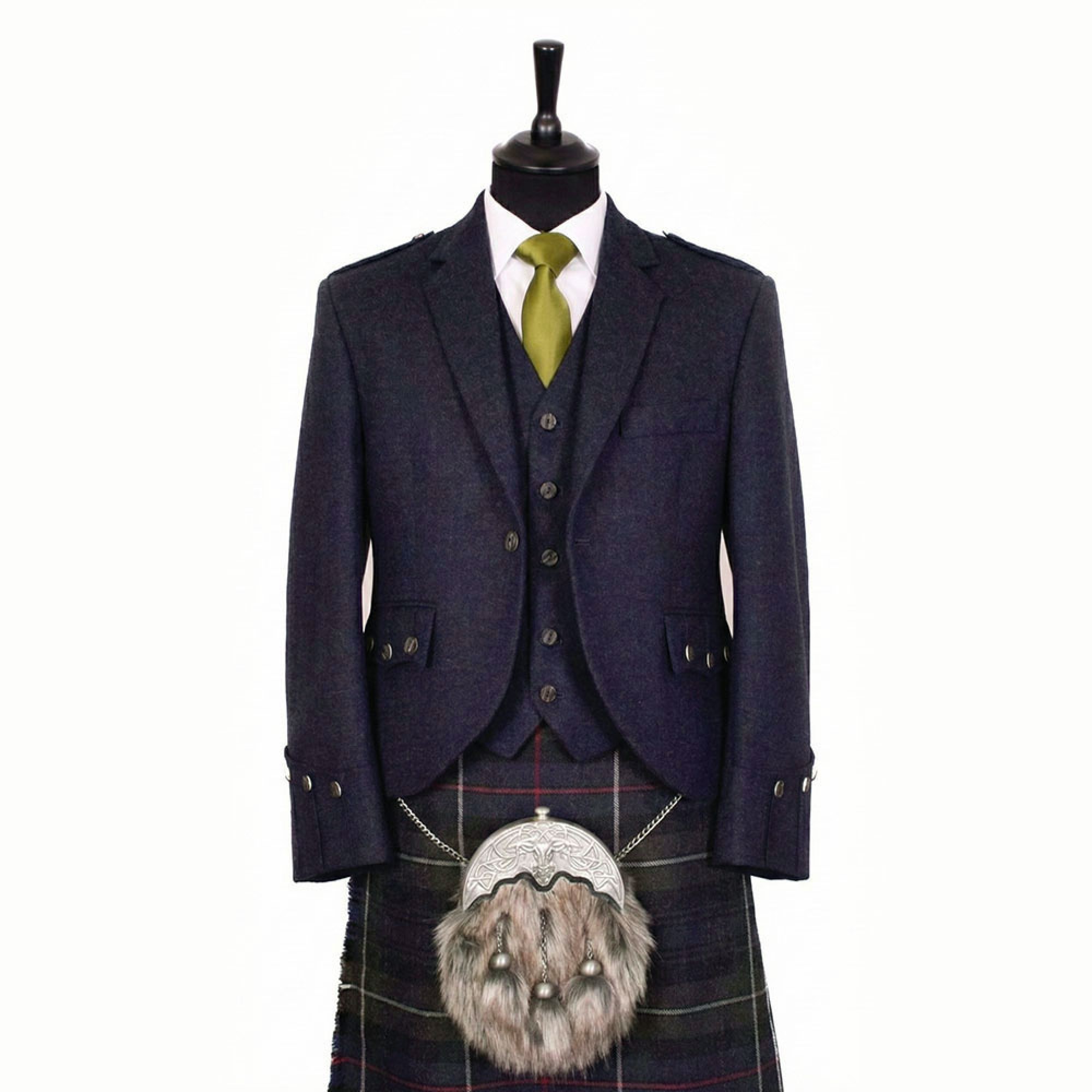 Elgin Blue Tweed Jacket
