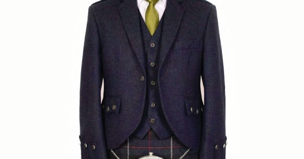 Elgin Blue Tweed Jacket